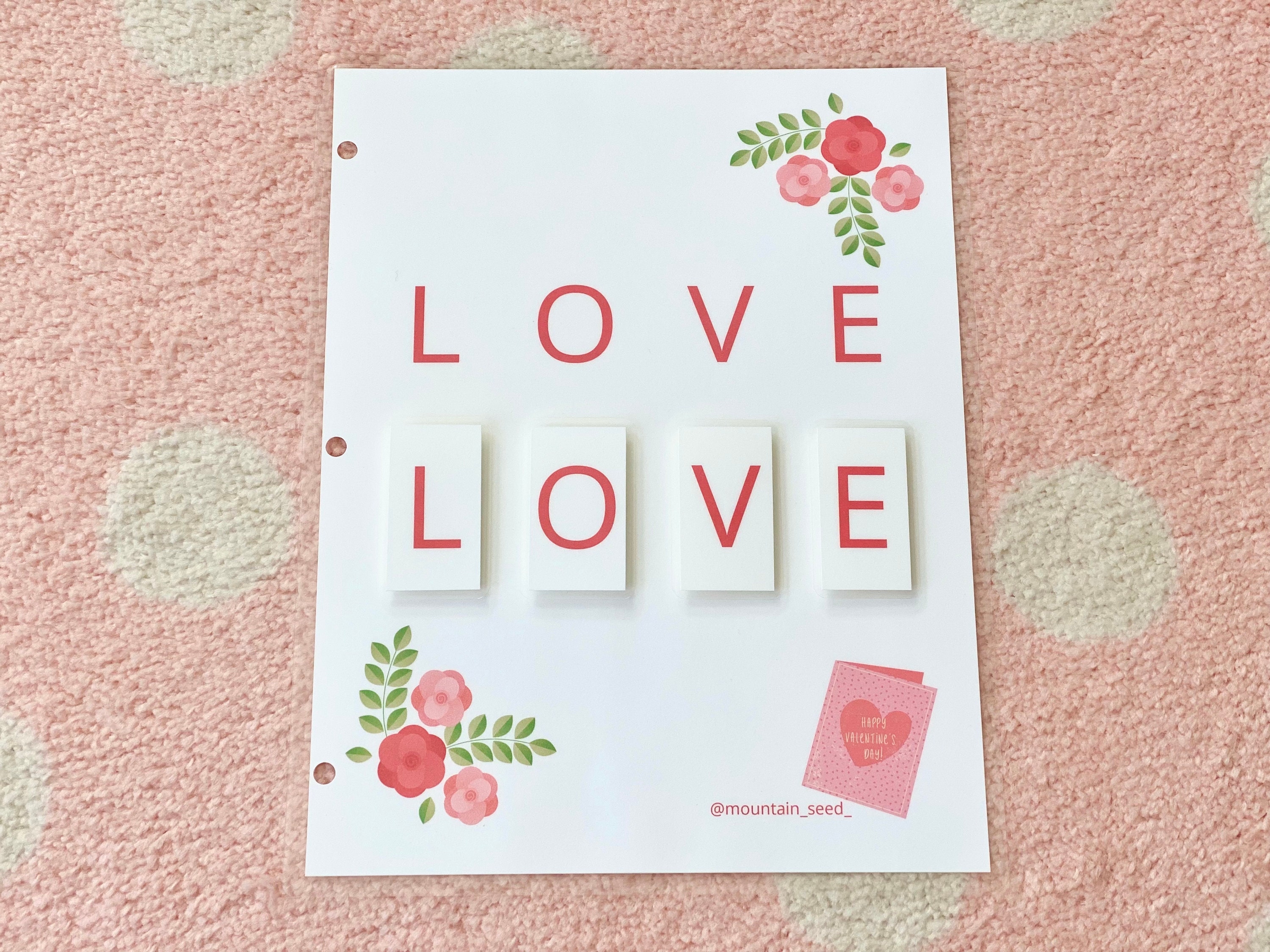 Valentine's Day Printable Toddler Busy Book, Learning Book, Busy Books ...