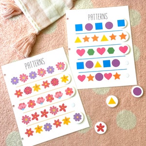 Printable DIY Toddler Busy Book, Quiet Book, Learning Binder, Learning ...