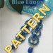 Tatting Pattern and Step- By- Step Tutorial "blue Loops" PDF Instant ...