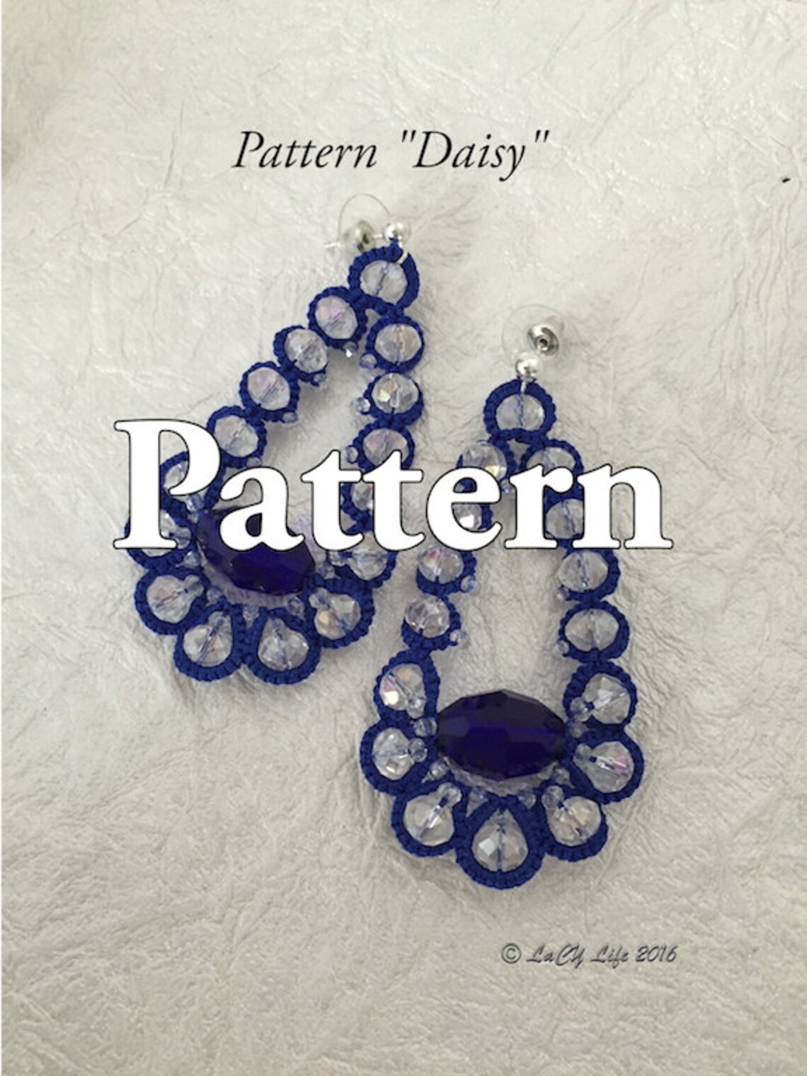 Tatting Pattern And Step By Step Tutorial Daisy Pdf Instant Download Etsy