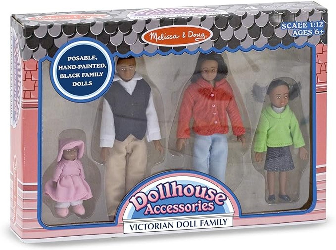 Dollhouse Miniature ~ Vintage Melissa & Doug Hand Painted African ...