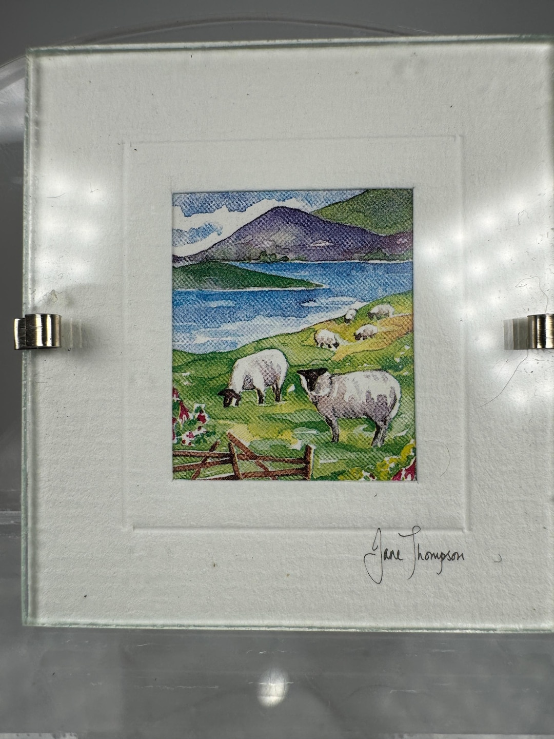 Dollhouse Miniature ~ Vintage Artist Jane Thompson Mini Ireland Irish ...