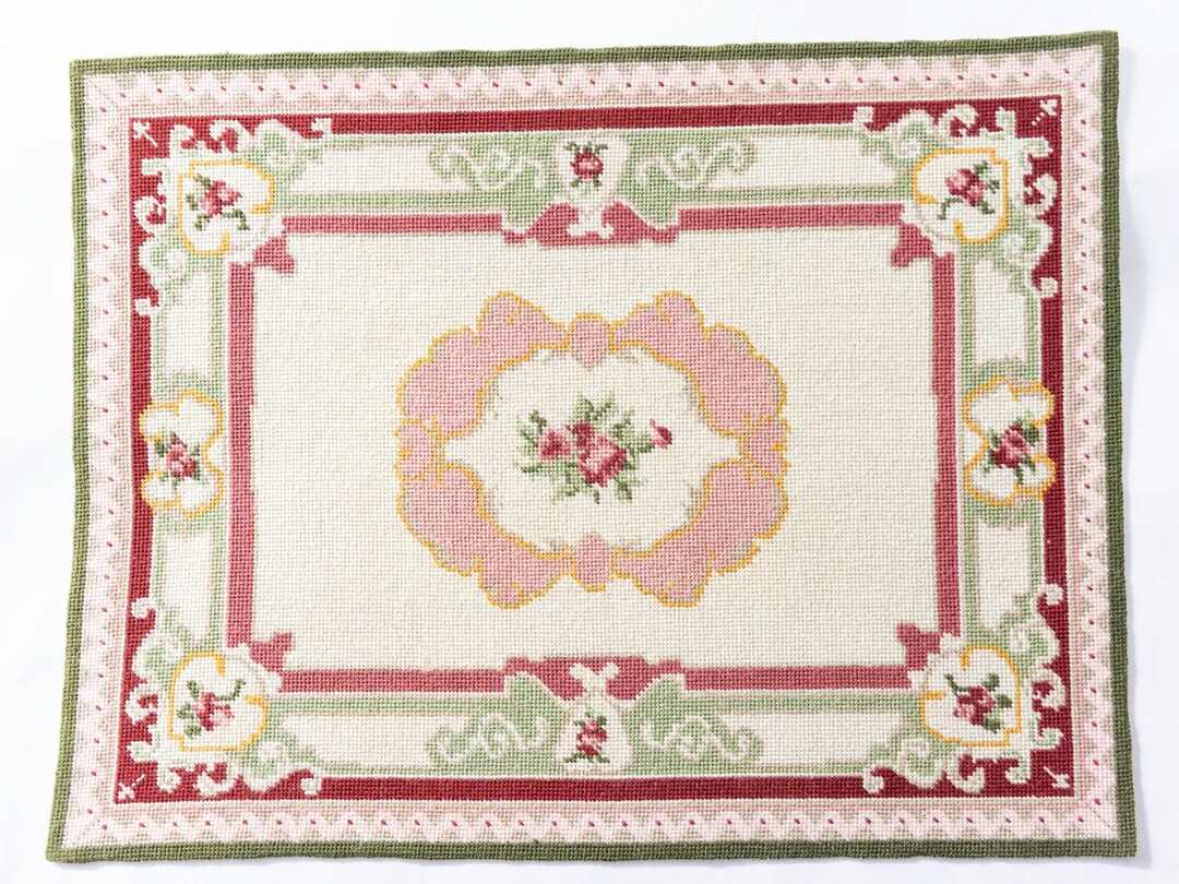 Dollhouse Miniature ~ Needlepoint Rug 8" X 10" Aubusson (2) - Etsy