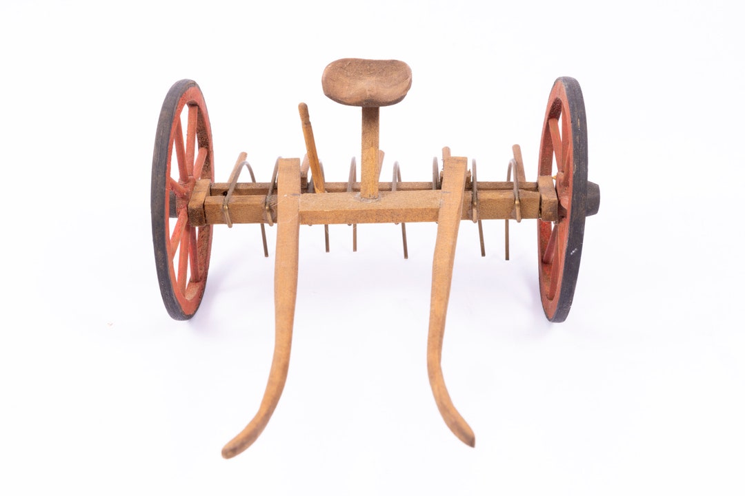 Dollhouse Miniature ~ Fantastic Wooden Old Fashioned Rake Harrow for ...