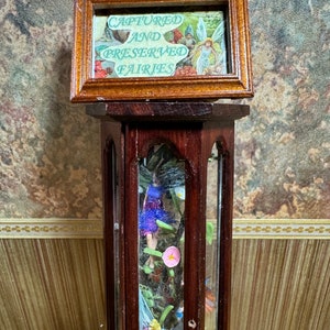 Dollhouse Miniature ~ Fairy Display Case Decorated Bespaq From the ...