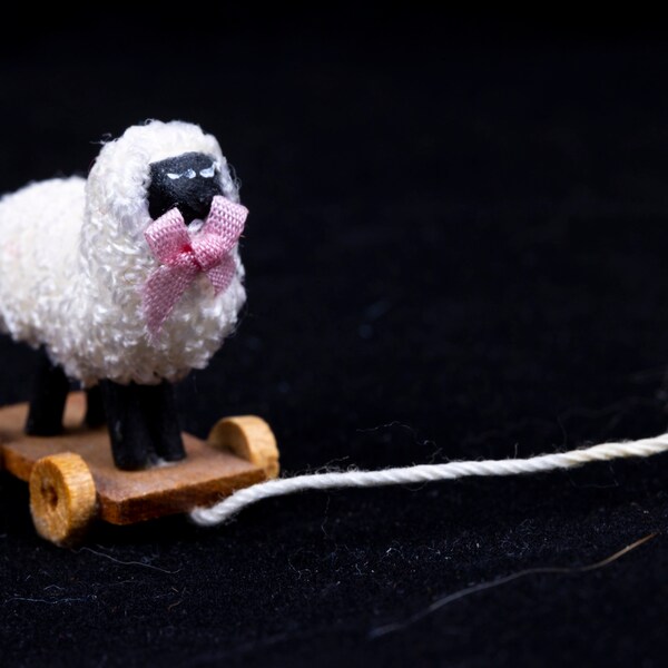 Sheep Pull Toy - Etsy