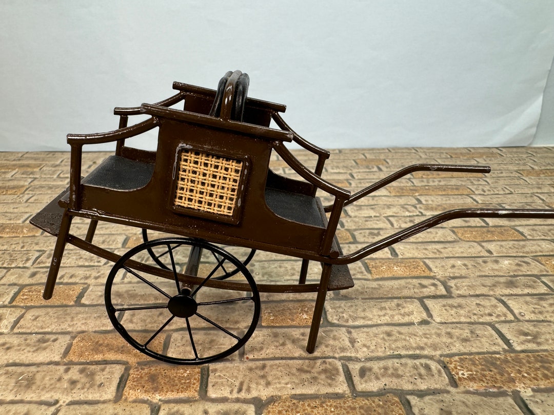 Dollhouse Miniature ~ Vintage Artisan CYR Handmade Metal Carriage - Etsy