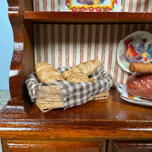 Dollhouse Miniature Decorated Kitchen Hutch Assorted Meats Reutter ...