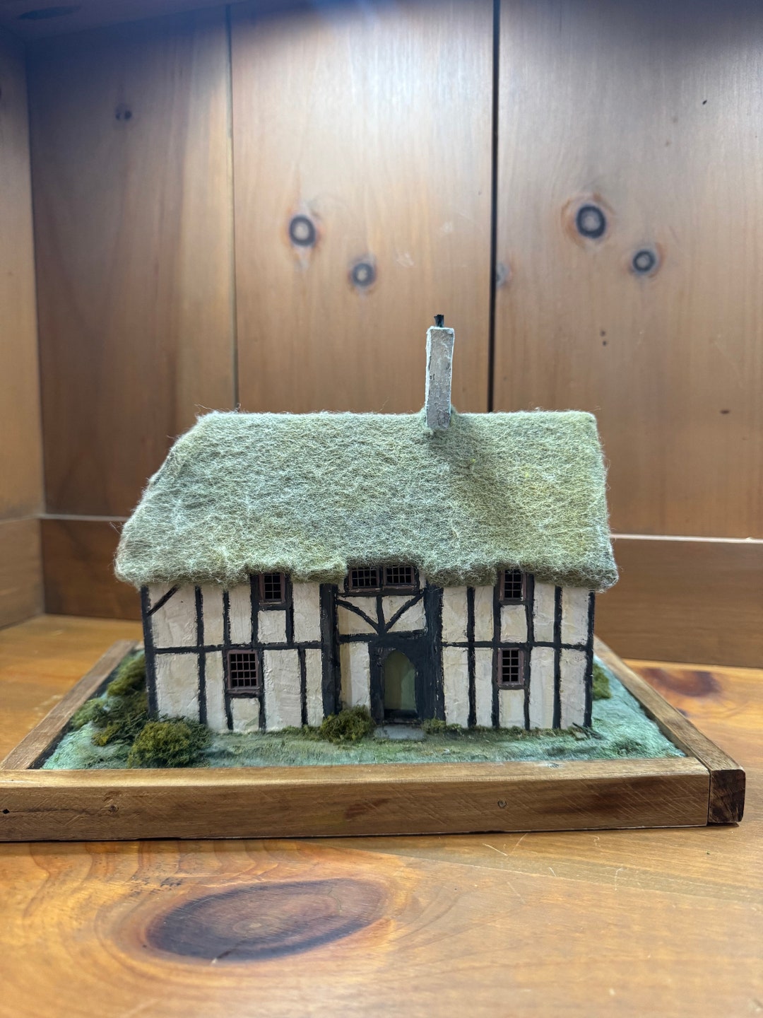 Dollhouse Miniature ~ Artisan Made Quarter Scale OOAK Tudor House - Etsy