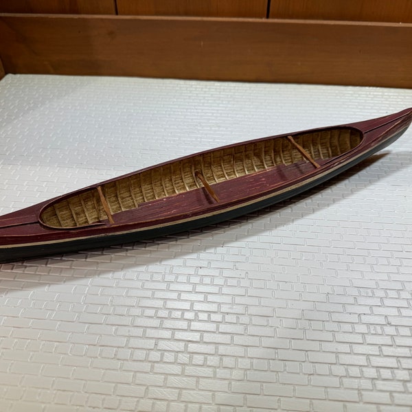 Miniature Canoe for Dollhouse - Etsy