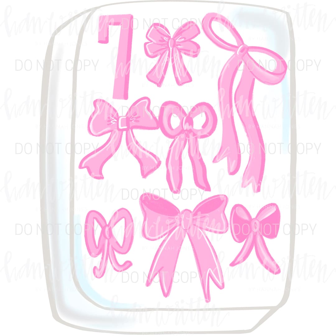 Mahjong Tile | Mahjong Gifts | Mahiong With My Girls | Coquette Bow ...
