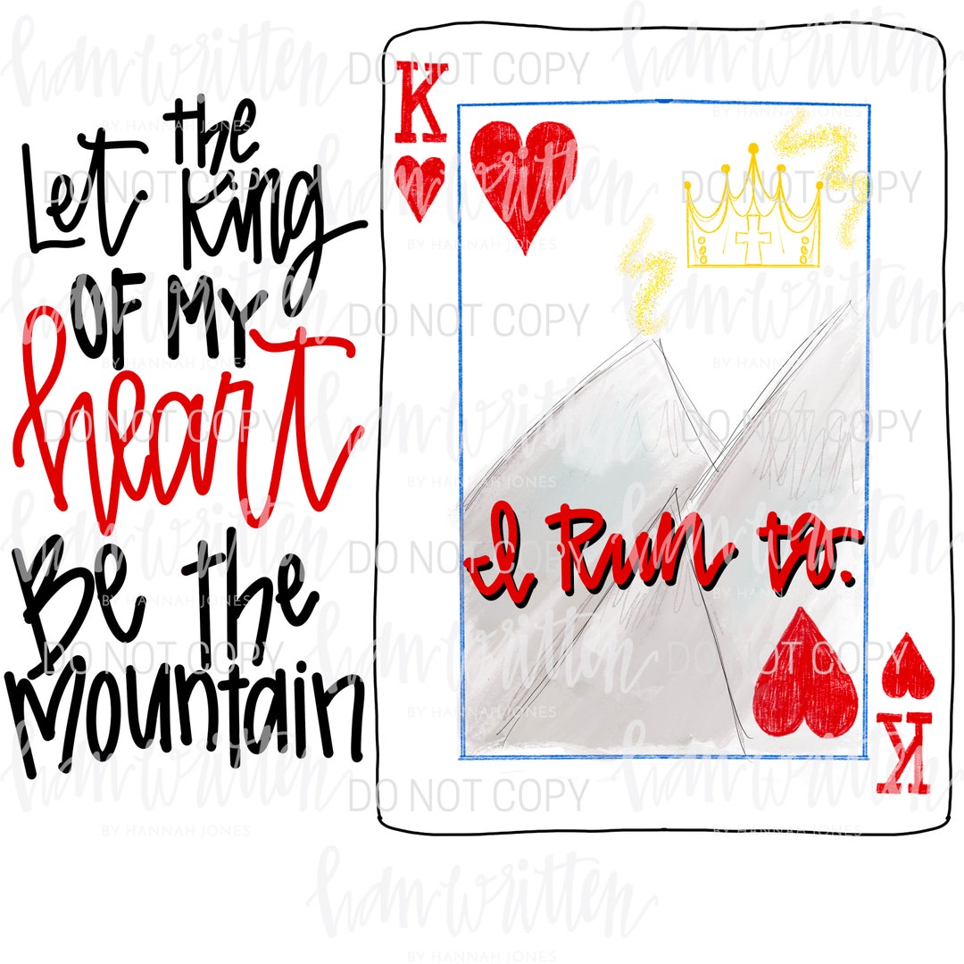 King of My Heart | King of Hearts | Christian Tee Design | Christian ...