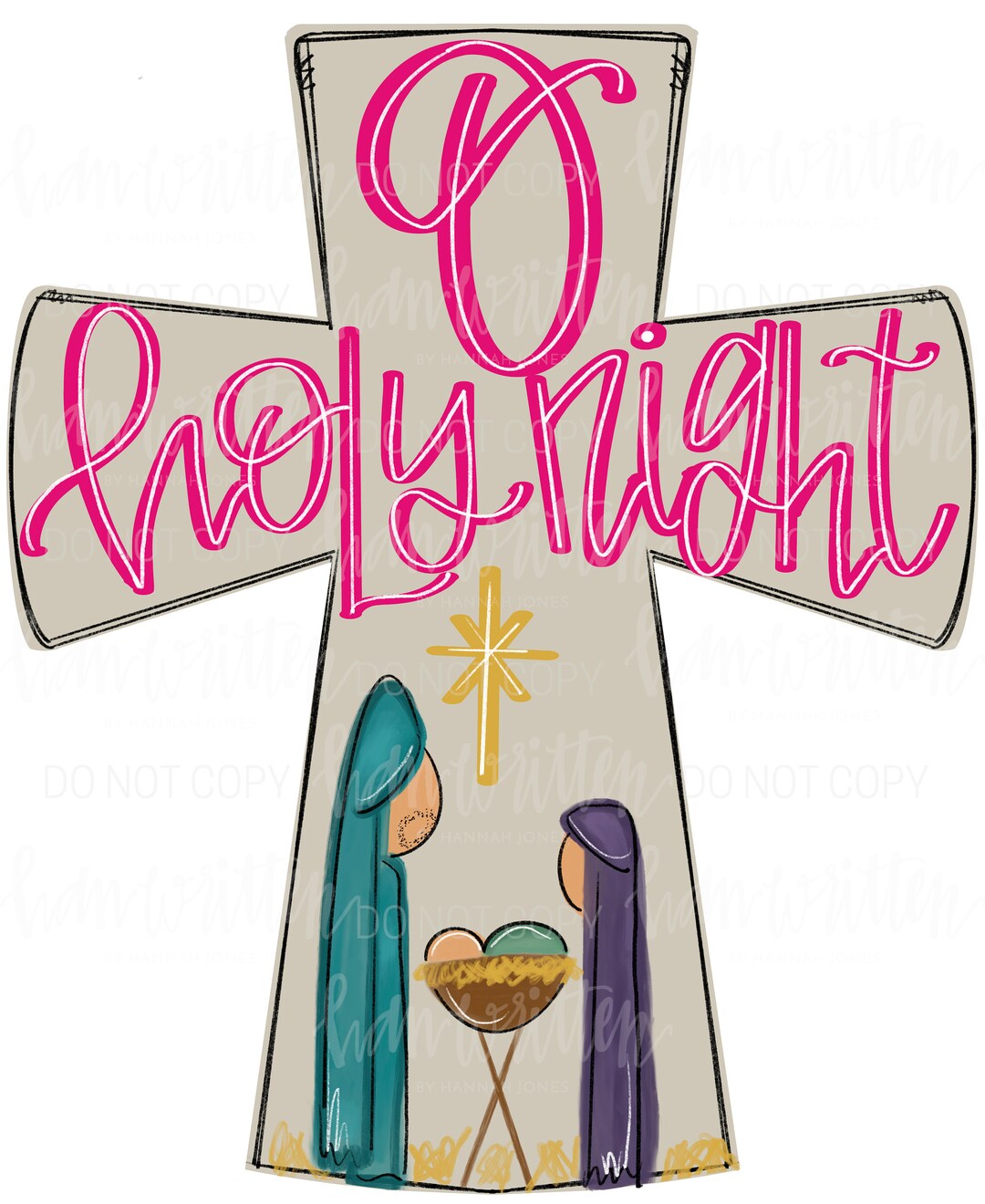 O Holy Night | Oh Holy Night | Nativity Design | Cute Kids Design ...