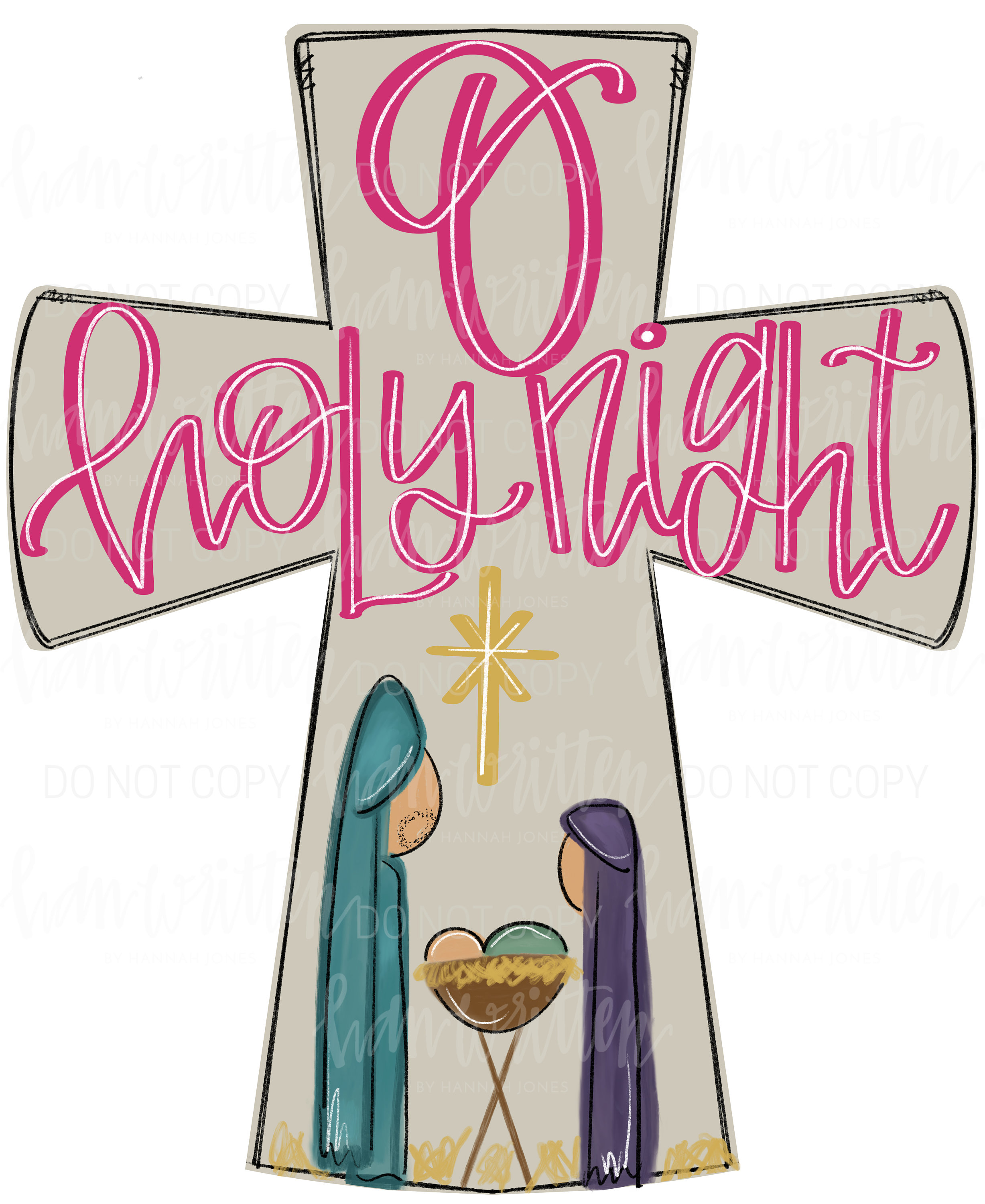 O Holy Night | Oh Holy Night | Nativity Design | Cute Kids Design ...