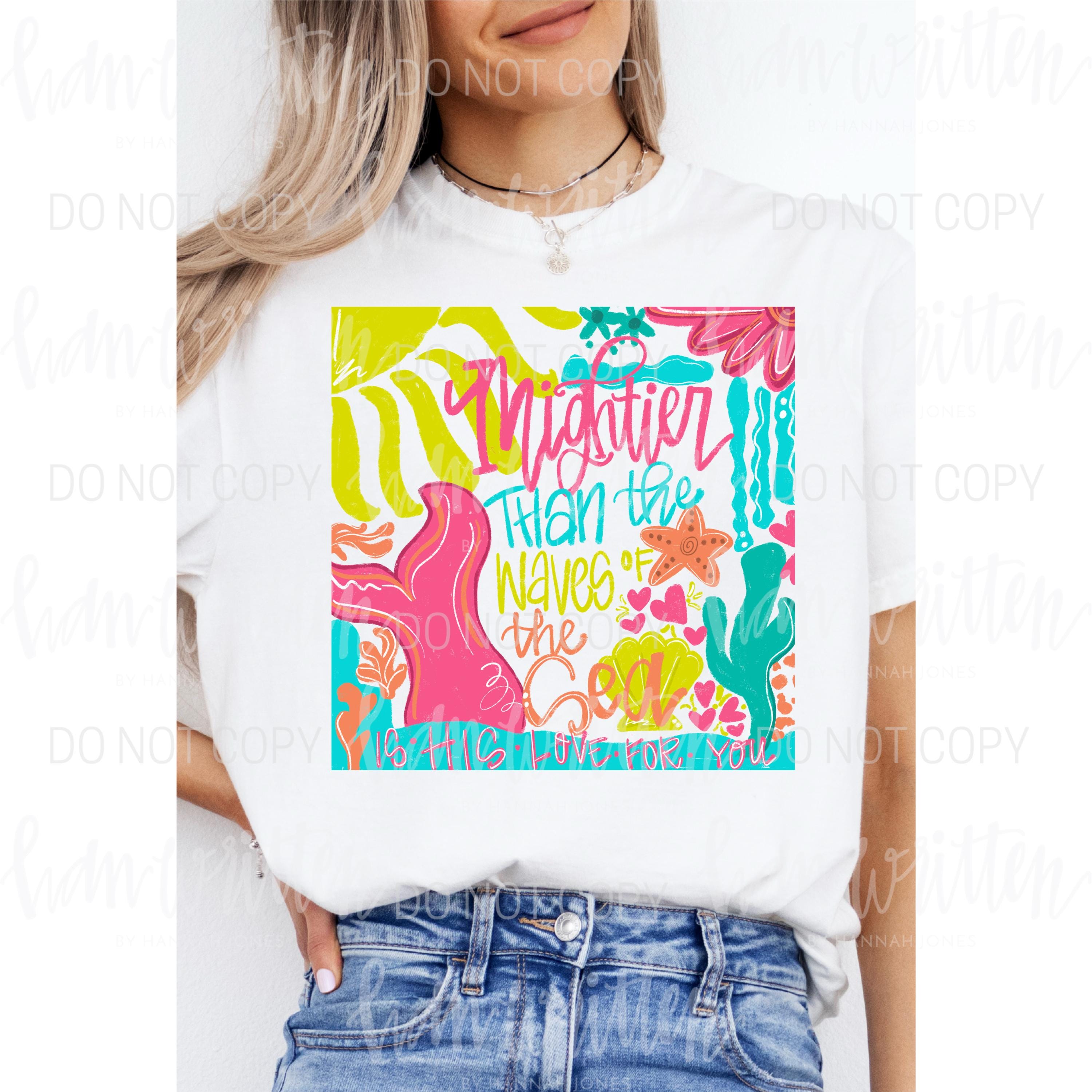 Mermaid Bible Verse PNG: Boho Christian Sublimation Design (digital ...