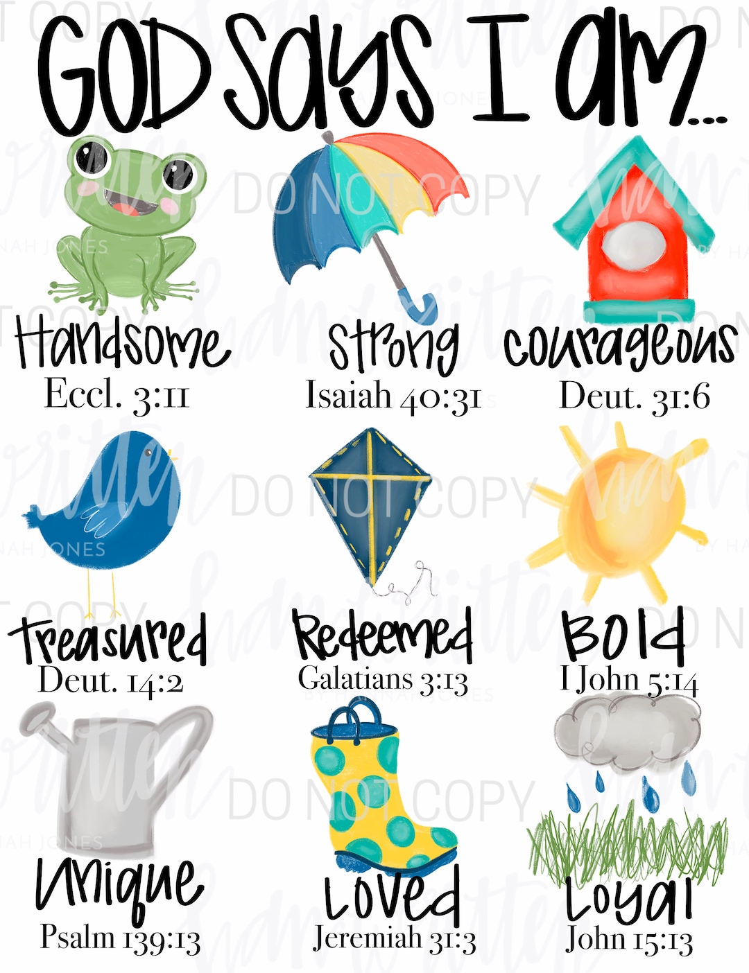 God Says I Am Spring Boys Easter Shirt Design | Easter Shirt Design ...
