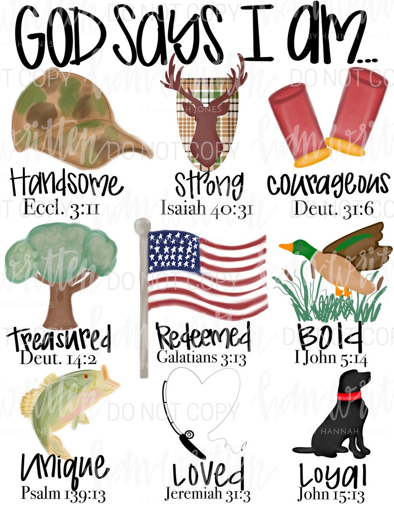 God Says I Am Boys Design | God Says I Am Southern | God Says I Am ...