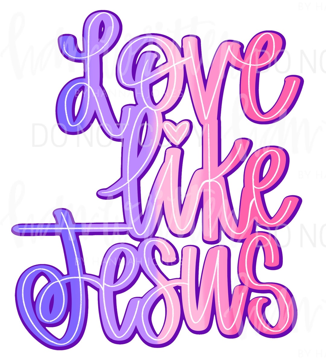 Love Like Jesus | Faith Based Design | Christian Shirt Design | Faith ...
