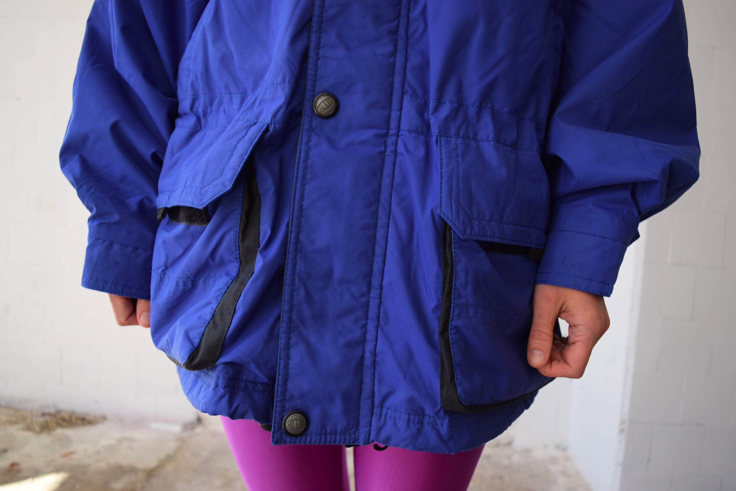 Blue SAIL & SKI Winter Jacket Winter Wear Weatherproof Snow - Etsy