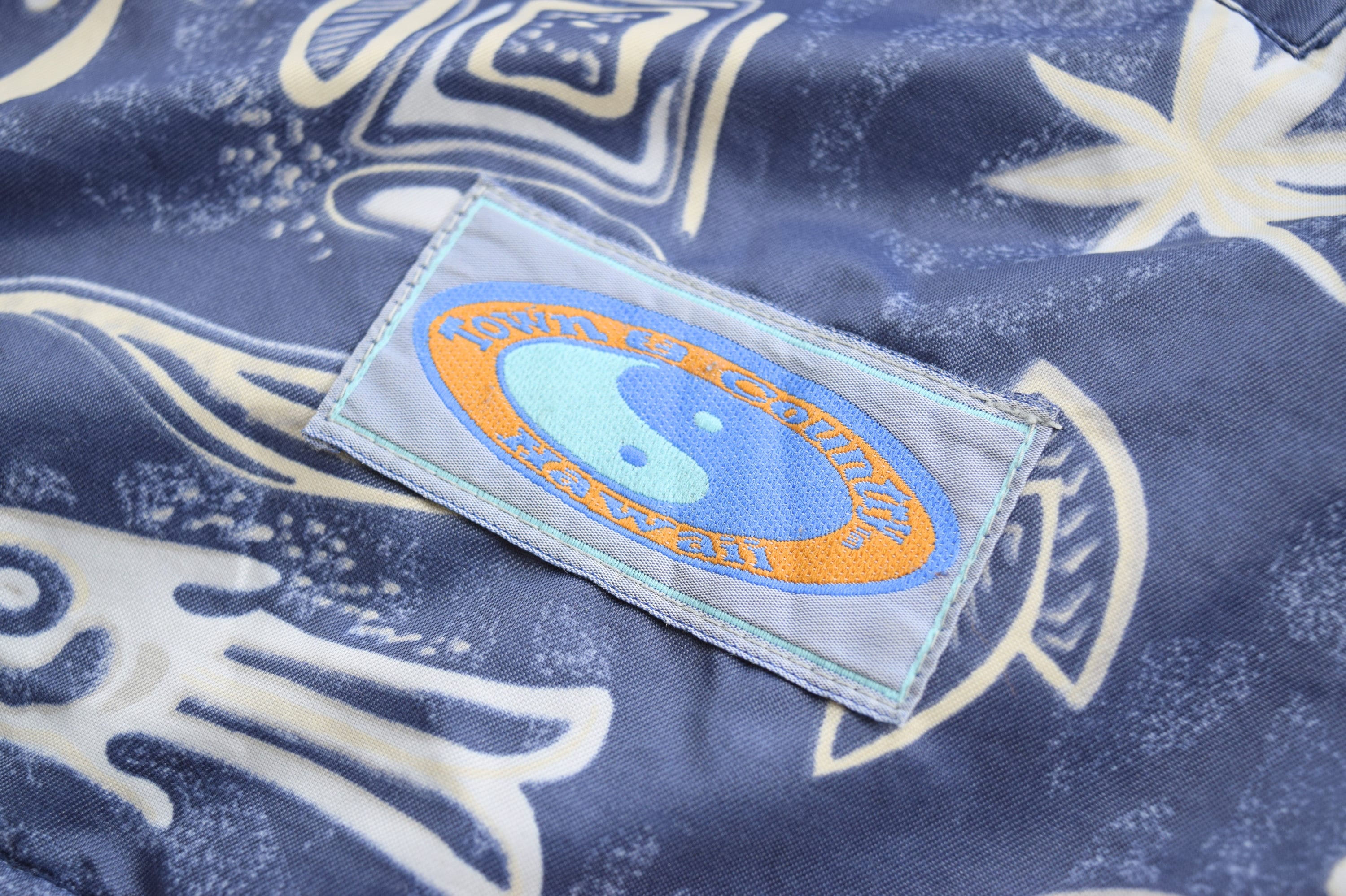 Vintage Hawaiian surf jacket T&C surf design 80s retro | Etsy