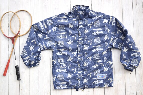 Vintage Hawaiian surf jacket T&C surf design 80s retro | Etsy