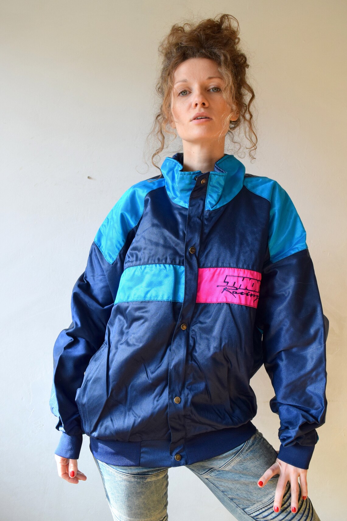 Blue Winter Jacket Winter Sport Jacket Vintage Ski - Etsy