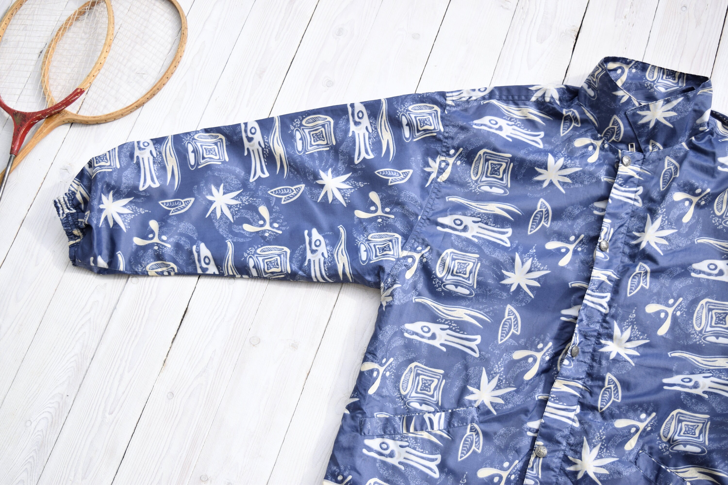 Vintage Hawaiian surf jacket T&C surf design 80s retro | Etsy