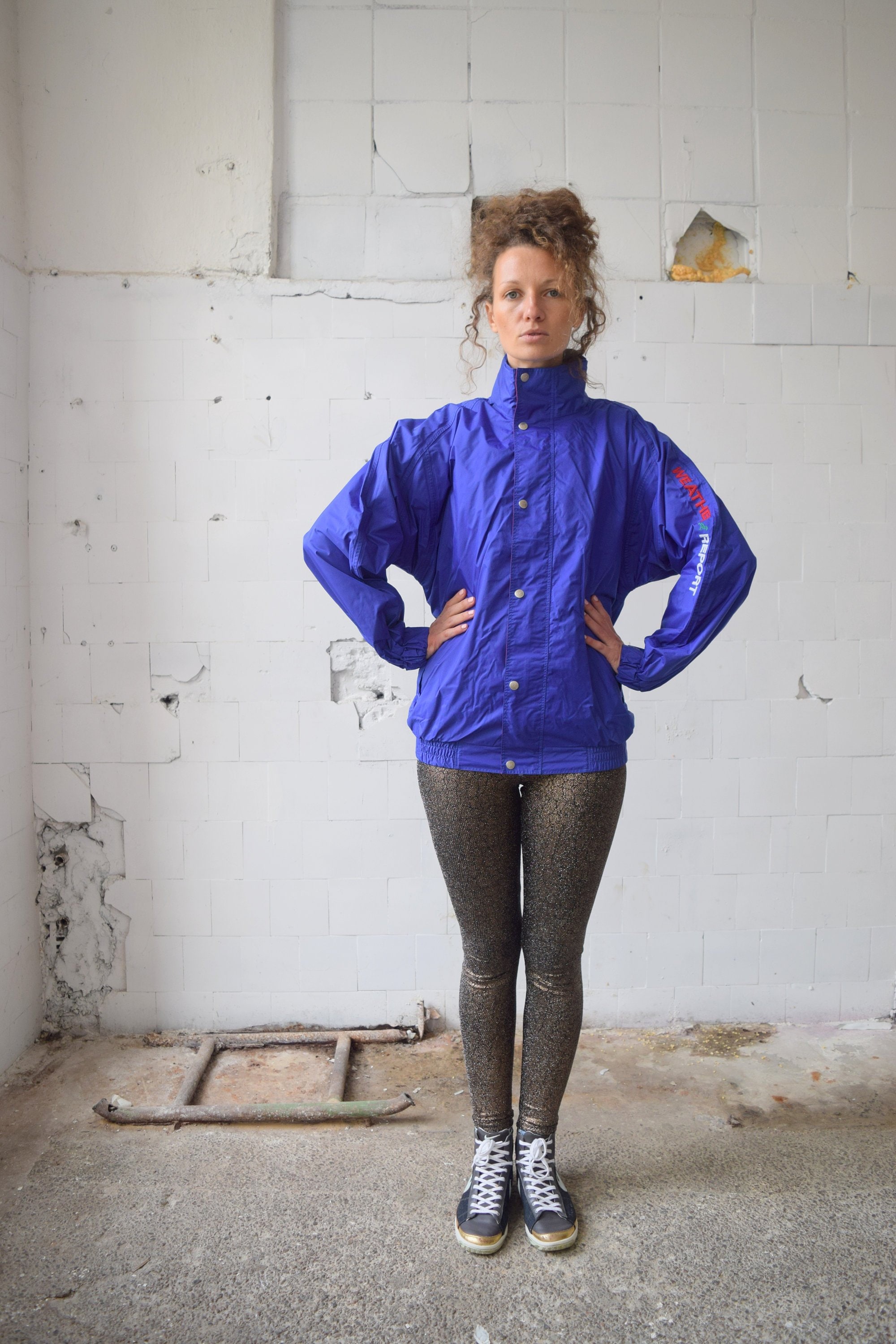 Purple WEATHER REPORT Jacket Waterproof Jacket Women's | Etsy