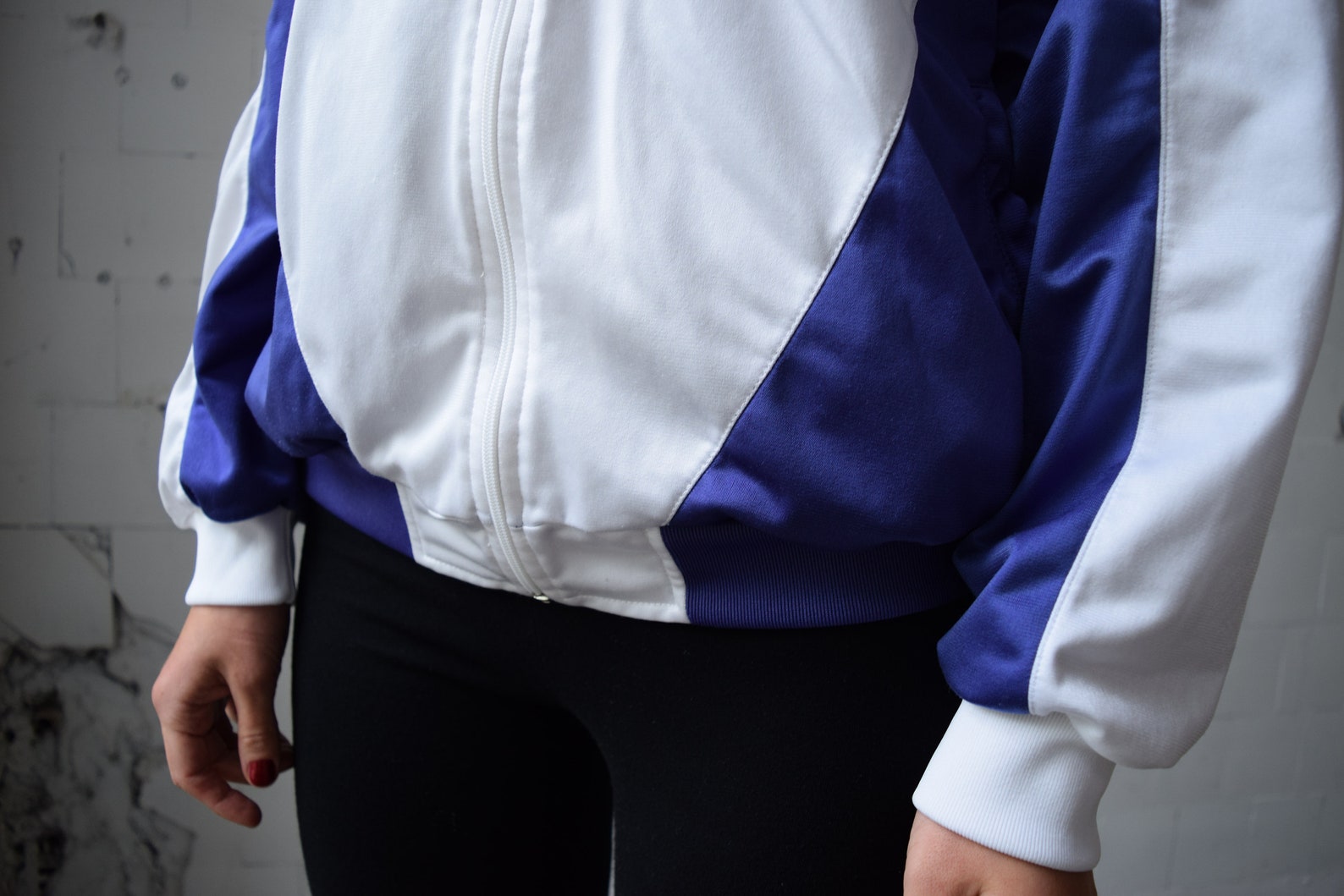 Vintage Windbreaker Purple Jacket Color Block Jacket Hiphop - Etsy