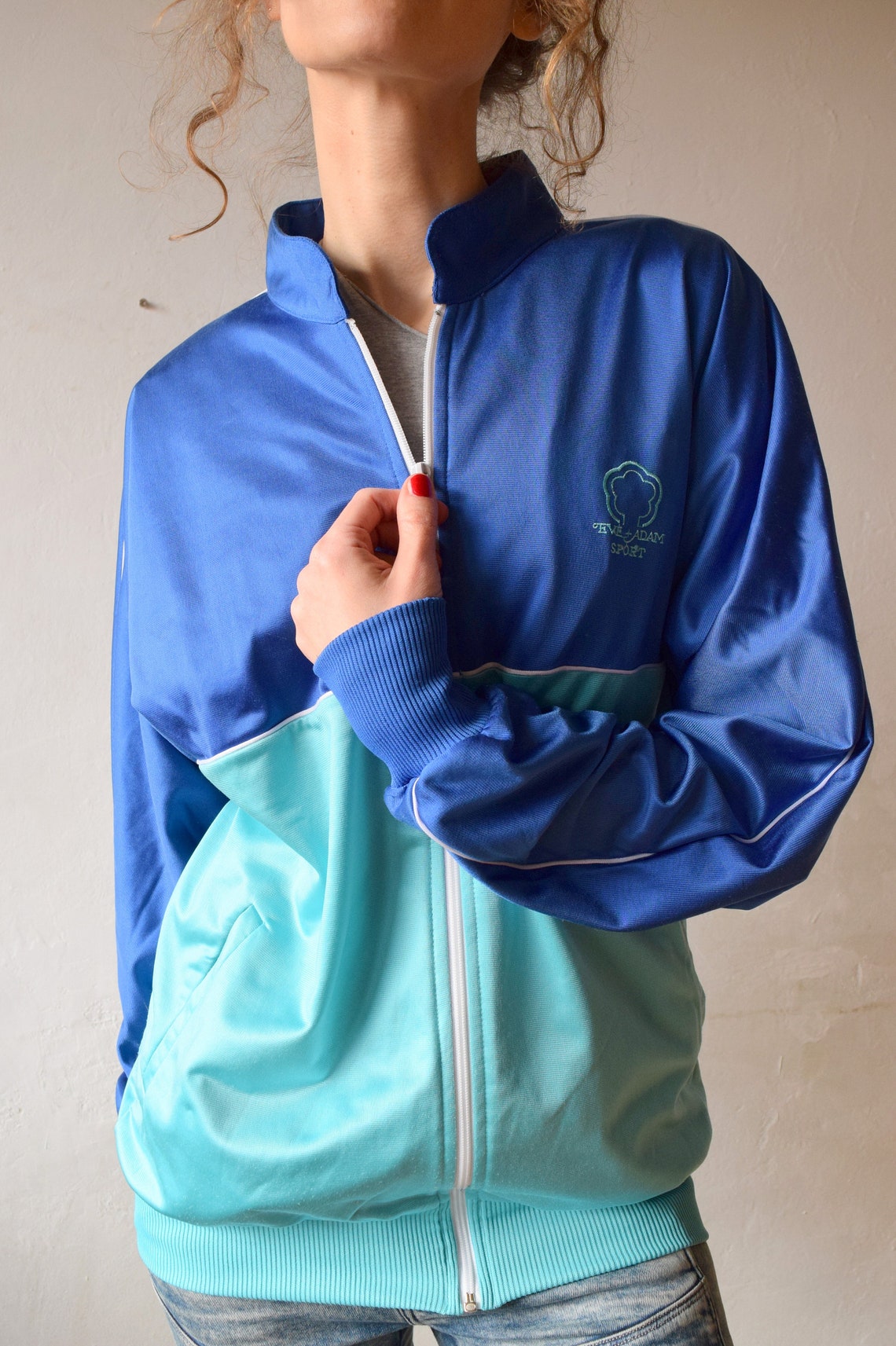 Vintage Sport Jacket Men Workout Jacket Women Bomber Jacket - Etsy