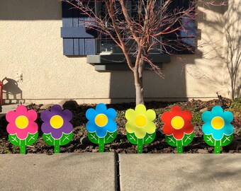 Wood yard art | Etsy