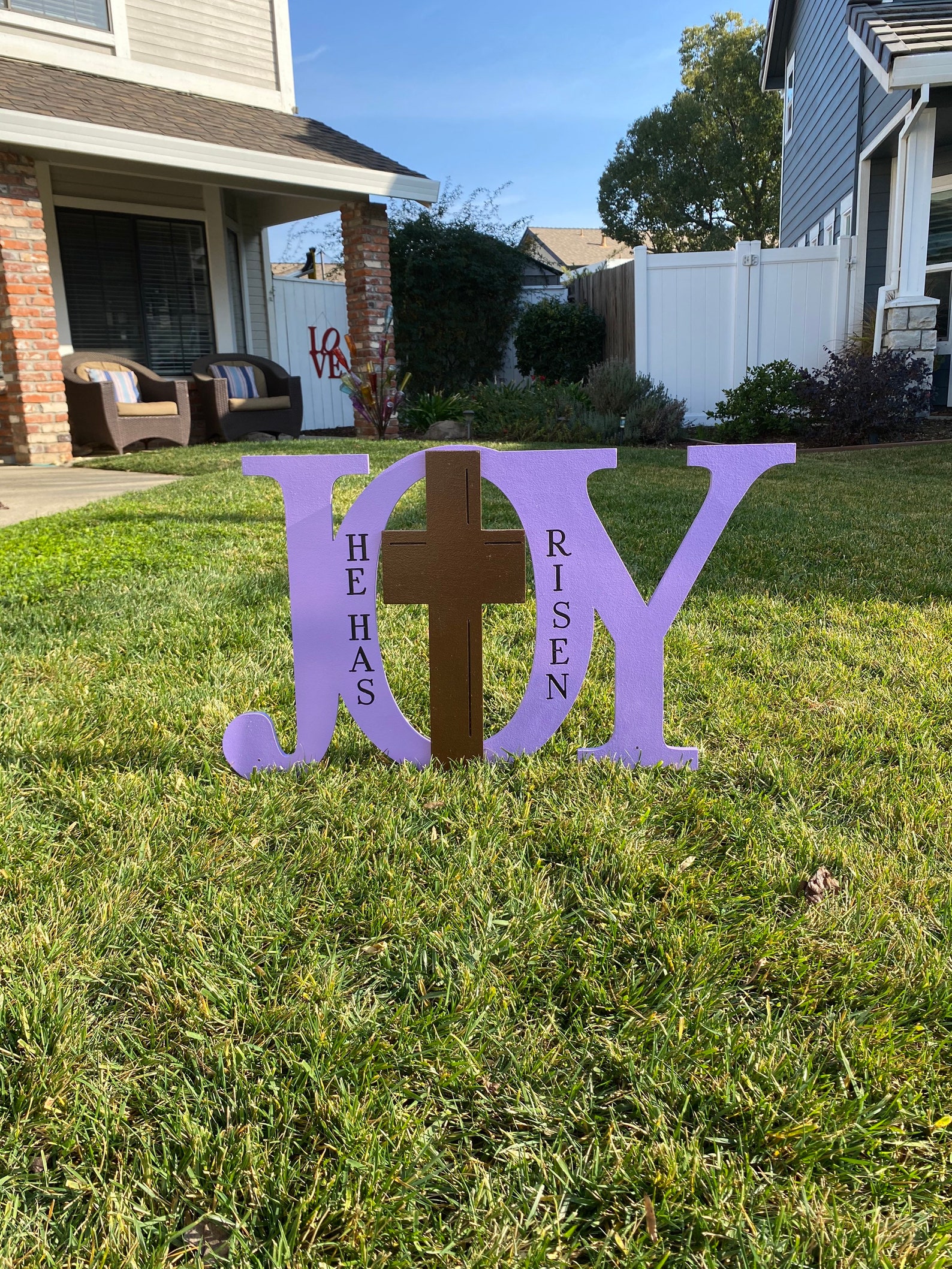 Easter Religious Outdoor Yard Decoration He Has Risen Wood - Etsy