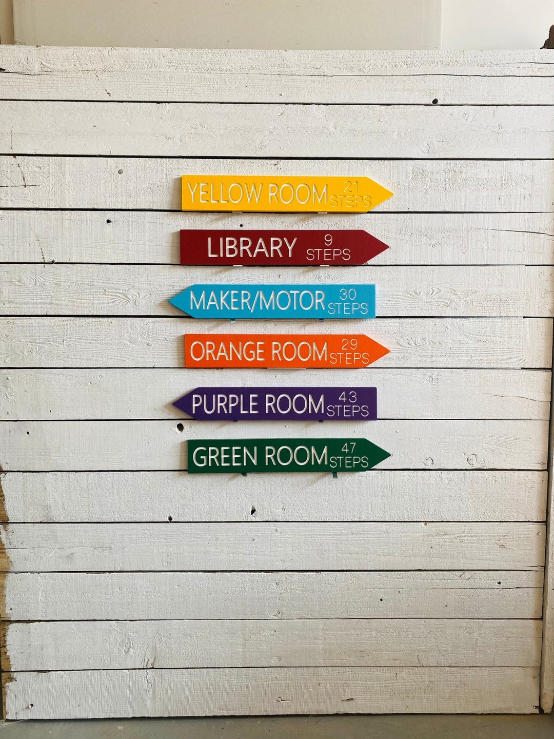 Set of 6 Informational Arrows, for Schools or Backyards - Etsy