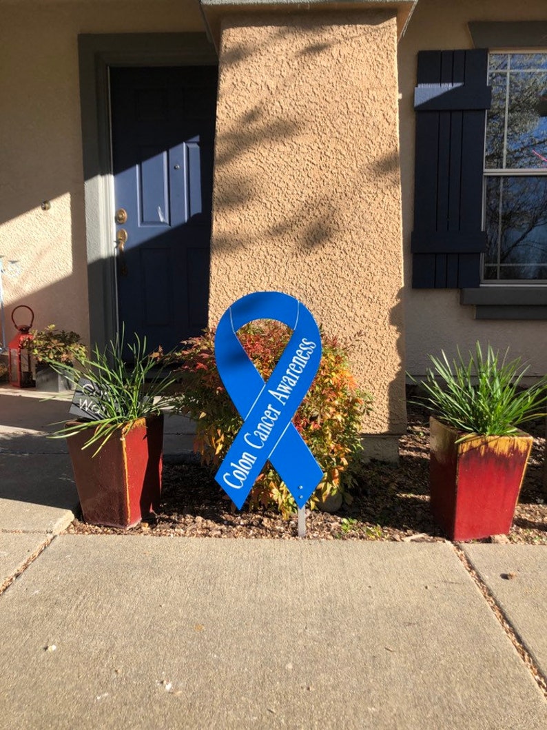 Ribbon for A Cause, Colon Cancer Awareness - Etsy