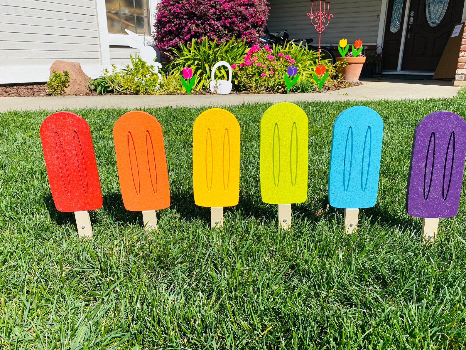 Set of 6 Popsicles Summer Poolside Decor | Etsy