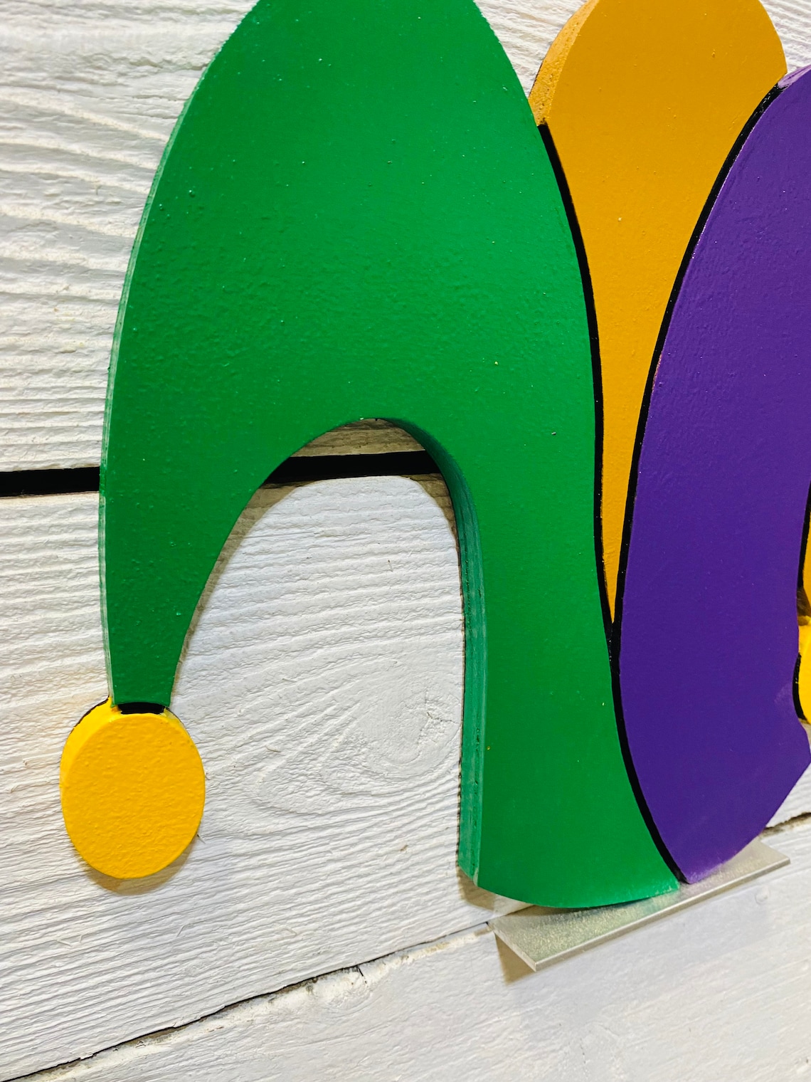 Mardi Gras Jester Hat Celebrate Fat Tuesday Wood Sign - Etsy