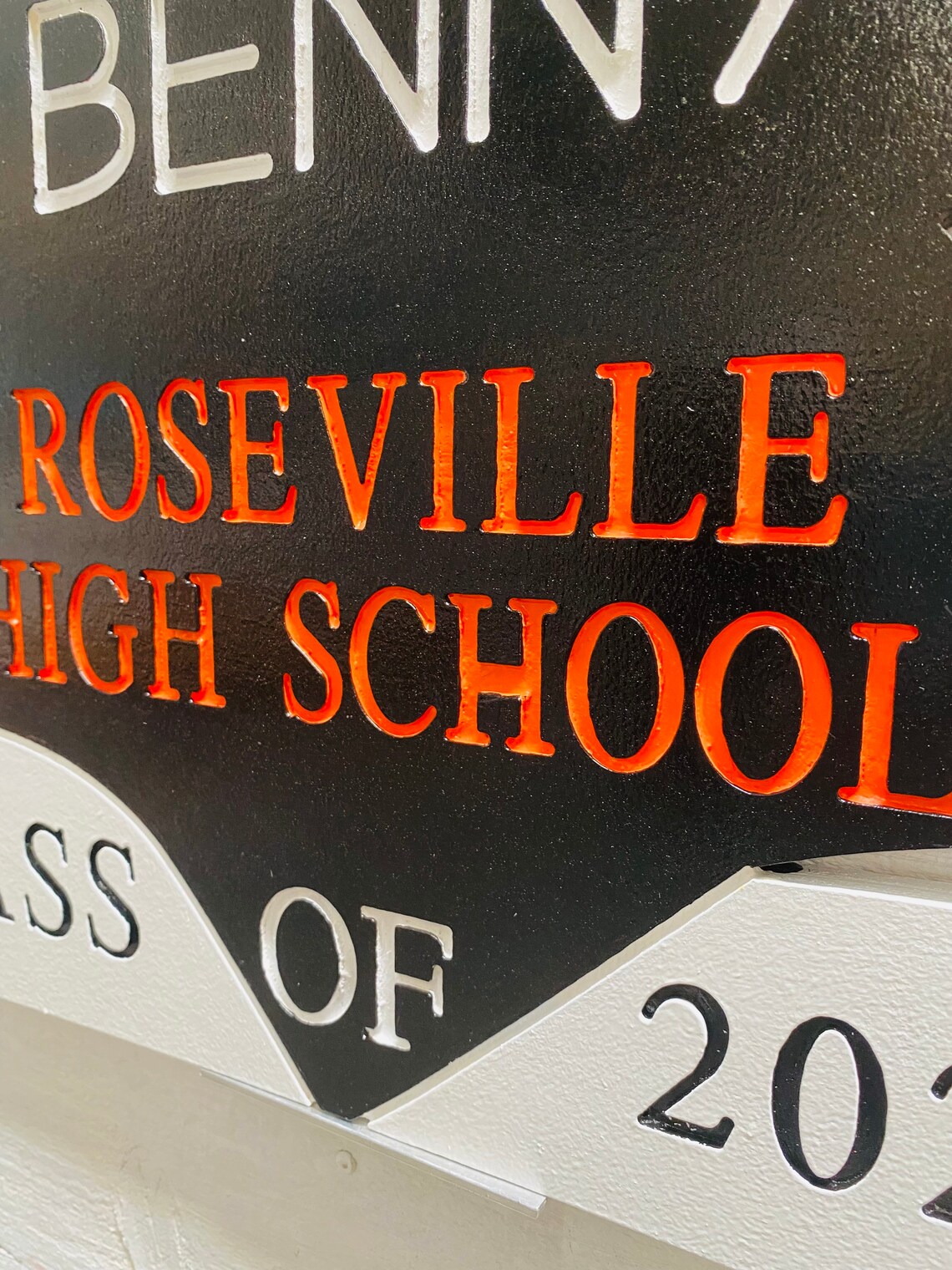 Personalized Graduation Cap With Name and High School Wood - Etsy