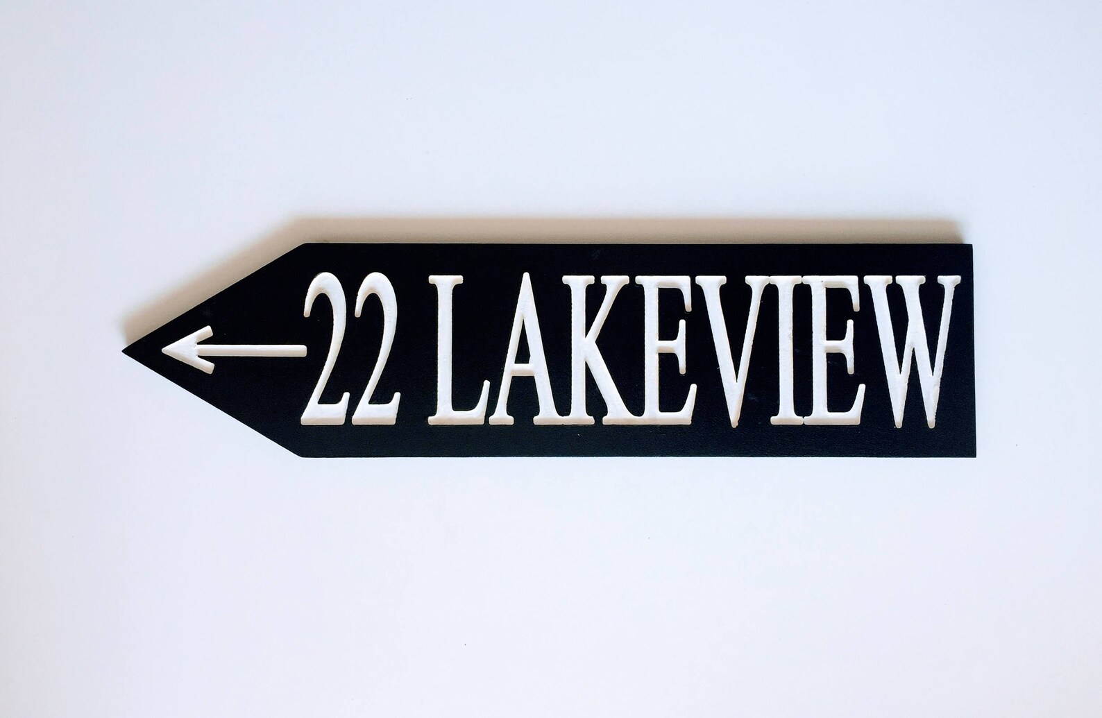 Street Sign Directional Arrow Wood Engraved Sign | Etsy