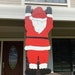 Santa Falling off the Roof, Christmas Outdoor Yard Art - Etsy