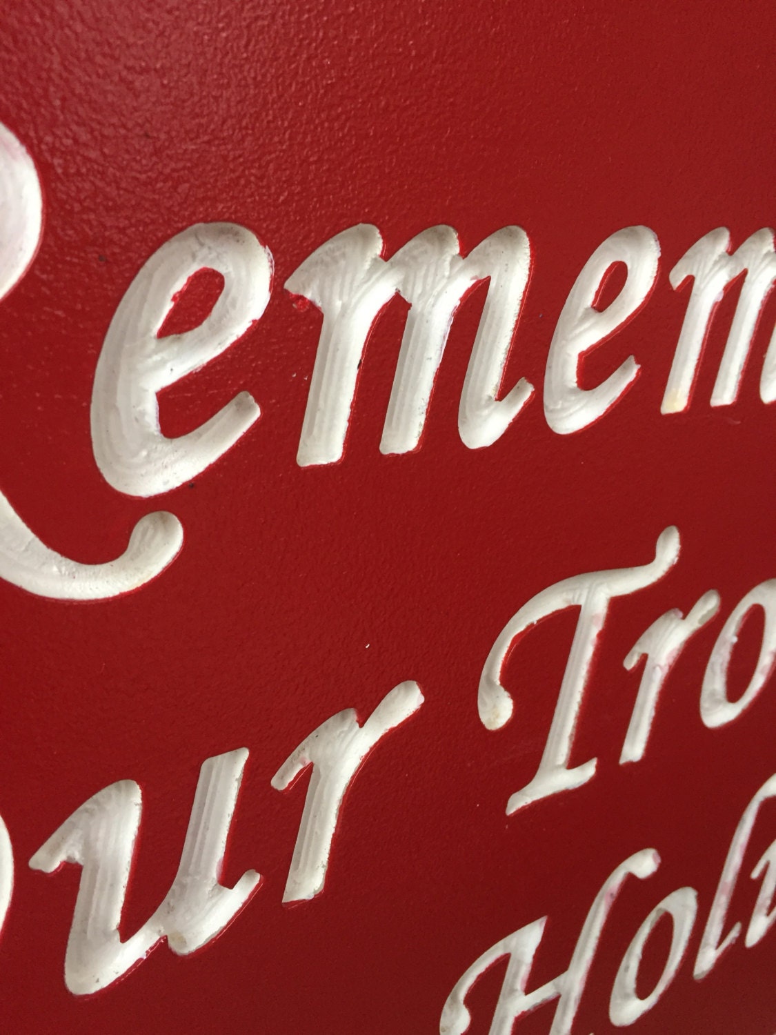 Remember Our Troops Military Outdoor Christmas Holiday Yard Art Sign - Etsy