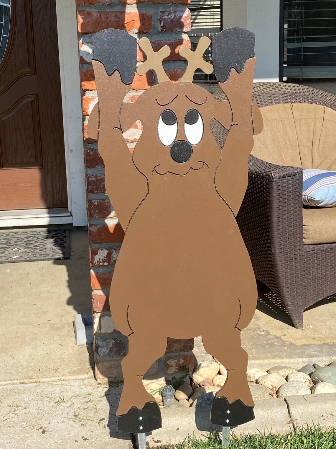 Santa Falling off the Roof, Christmas Outdoor Yard Art - Etsy
