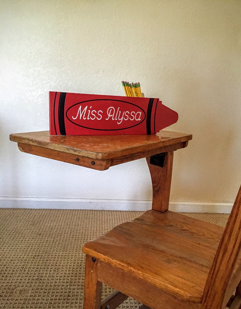 Crayon Name Sign/teacher Gift/kids Room Sign - Etsy
