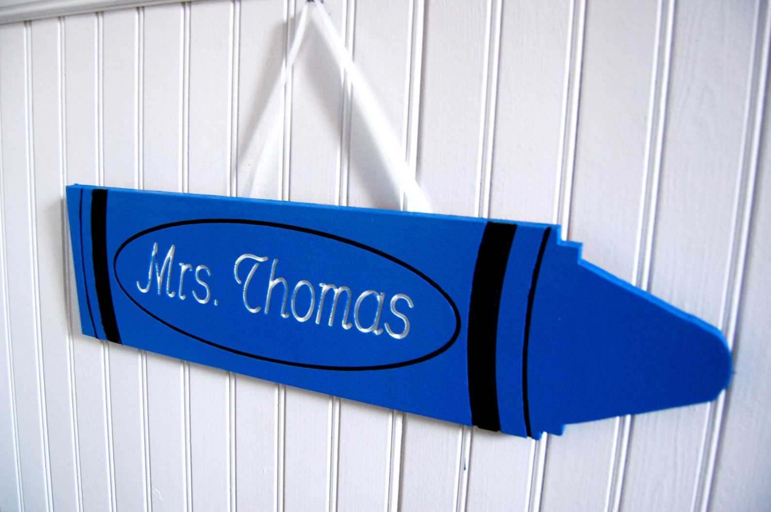 Crayon Name Sign/Teacher Gift/Kids Room Sign | Etsy