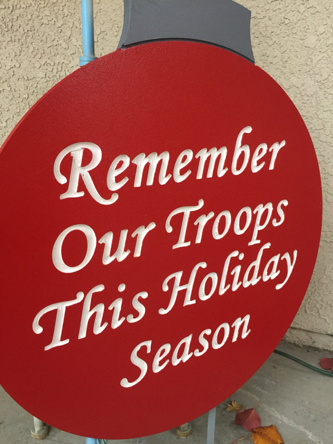 Remember Our Troops Military Outdoor Christmas Holiday Yard Art Sign - Etsy