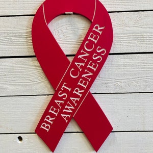 Breast Cancer Awareness, Engraved Wood Sign - Etsy