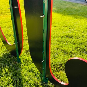 JOY Large Letters Outdoor Christmas Holiday Yard Art Sign - Etsy