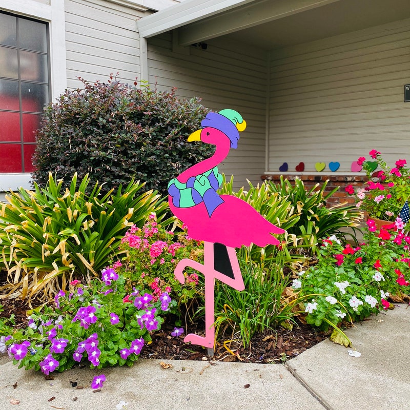 Pink Flamingo Yard Decorations - Etsy