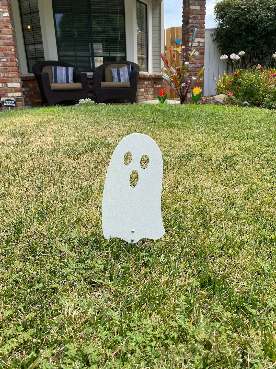 Ghost Walkway Sign Halloween Wood Engraved Yard Art Fall Decor - Etsy