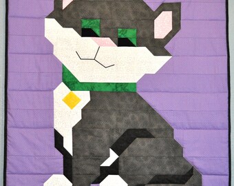 Cat Quilt Pattern - Etsy