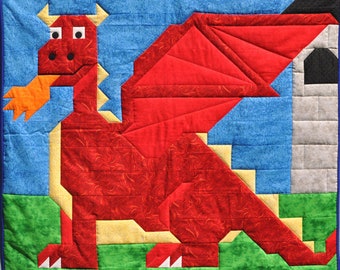 Dragon Quilt Pattern | Etsy